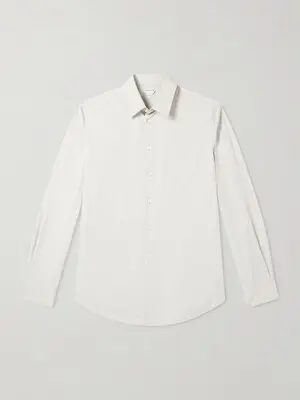 Bottega Veneta Classic-collar Cotton-poplin Shirt