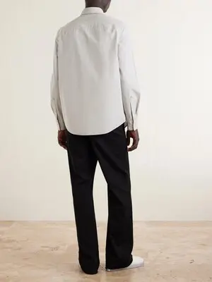 Bottega Veneta Classic-collar Cotton-poplin Shirt