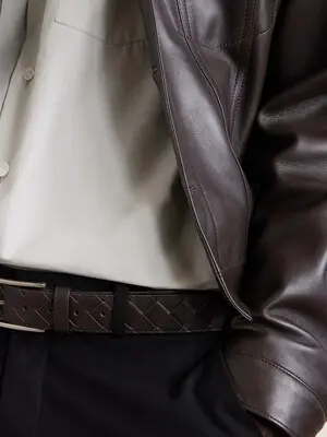 Bottega Veneta Classic-collar Cotton-poplin Shirt