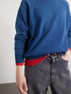 A.PRESSE Cotton-jersey Sweatshirt