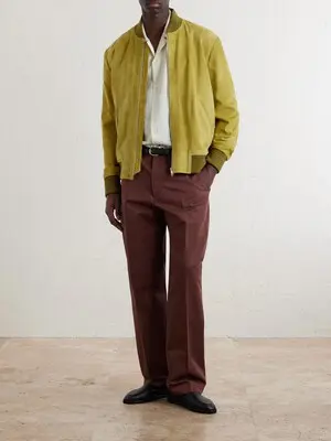Paul Smith Straight-leg Cotton And Linen-blend Twill Trousers