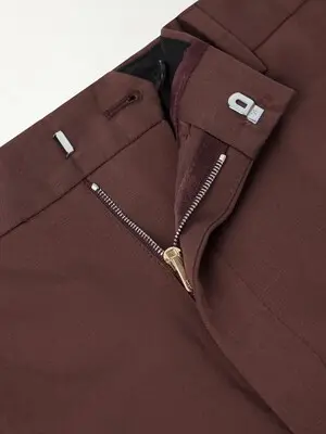 Paul Smith Straight-leg Cotton And Linen-blend Twill Trousers