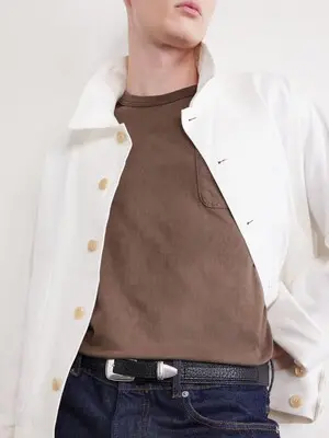 Visvim Cotton-jersey T-shirt - Brown