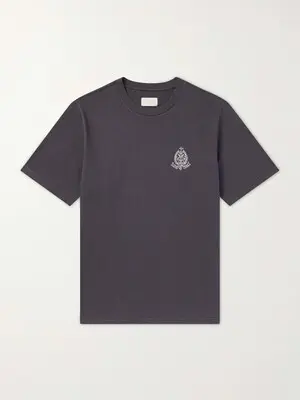 Aimé Leon Dore Logo-print Cotton-jersey T-shirt - Gray