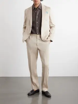 Thom Sweeney Linen Shirt - Brown