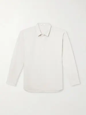 ATON Oversized Cotton-poplin Shirt