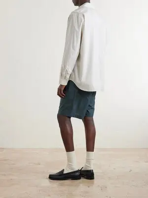 ATON Oversized Cotton-poplin Shirt