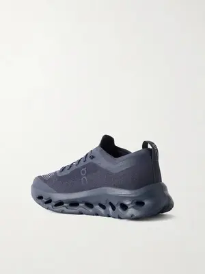 On Cloudtilt Moon Recycled-knit Sneakers - Blue
