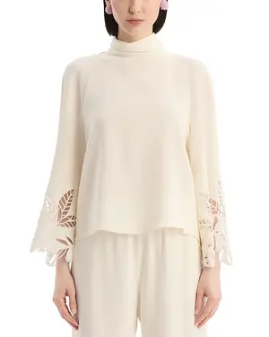 Oscar De La Renta Cut Out Tops