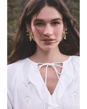 Kendra Scott Anya Flower Statement Earrings