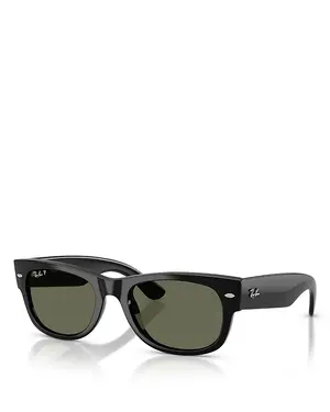Ray-ban Mega Wayfarer Ii Square Sunglasses 52mm - Black