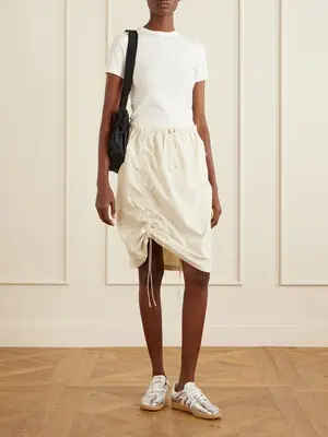 On Recycled Shell Midi Skirt