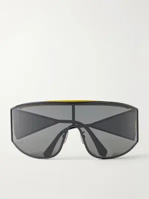 Loewe Speed Shield Mask Metal Sunglasses - Gray