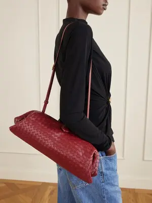 Bottega Veneta Lauren 1979 Intrecciato Leather Clutch