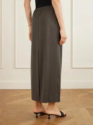 ST. AGNI Wool-blend Maxi Skirt