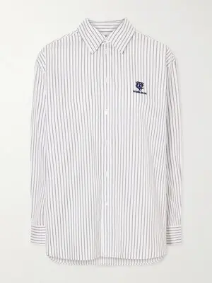 Polo Ralph Lauren Wimbledon Embroidered Striped Shirt - Blue