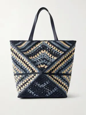 Loewe Paula's Ibiza Puzzle Fold Large Shoulder Bag - Blue