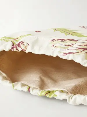 Loewe Floral-print Twill Pouch