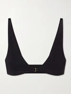 Kiki De Montparnasse Echauffe Bikini Top - Black