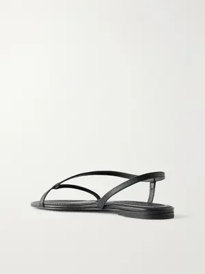 Staud Louden Leather Flat Sandals