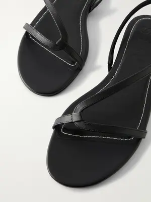 Staud Louden Leather Flat Sandals