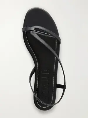 Staud Louden Leather Flat Sandals