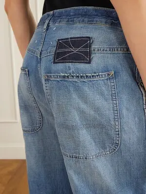MAISON MARGIELA Distressed Wide-leg Jeans