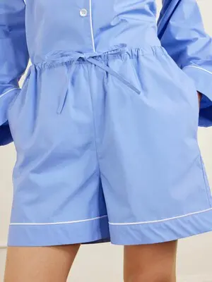 RÓHE Cotton-poplin 'jam' Shorts