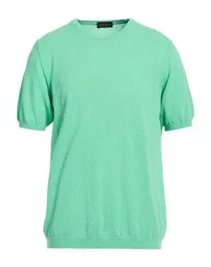 ROBERTO COLLINA Short Sleeve Crewneck Top Green