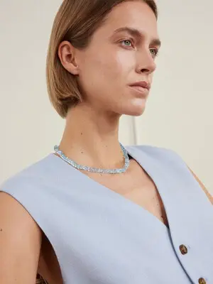 Jia Jia Oracle Sky Topaz Necklace