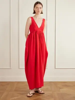 RÓHE Woven Midi Dress