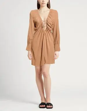 SEMICOUTURE Mini Dress In Acetate And Silk