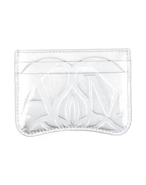 Alexander McQueen Cardholder Leather - Silver