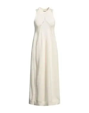 JIL SANDER Midi Flared Dress - Ivory