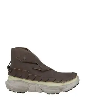 SALOMON Dark Leather Ankle Boots - Brown