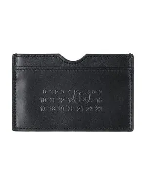 MAISON MARGIELA Cardholder Cow Leather - Black