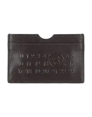 MAISON MARGIELA Cardholder Cow Leather - Brown