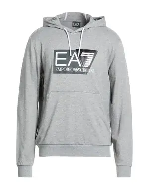 EA7 Cotton French Terry Sweatshirt - Grey