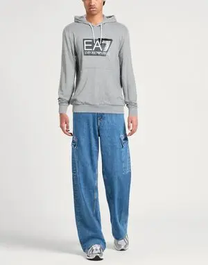 EA7 Cotton French Terry Sweatshirt - Grey