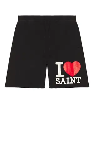 SAINT MXXXXXX I Love Saint Sweat Shorts