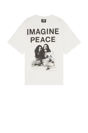 SAINT MXXXXXX Imagine Peace Short Sleeve Tee