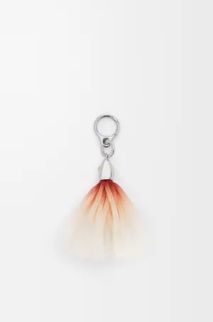 Loewe Fishing Lure Charm - Silver/orange