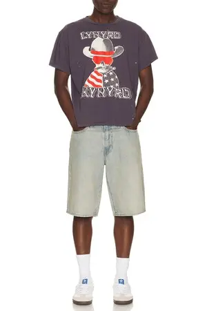 MadeWorn Lynyrd Skynyrd 90's Crew Tee In Blue