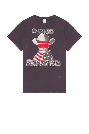 MadeWorn Lynyrd Skynyrd 90's Crew Tee In Blue