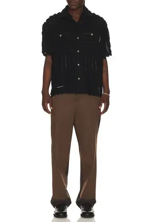 Andersson Bell Kenley Knitted Open Collar Shirt