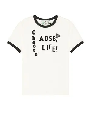 Andersson Bell Essential Adsb Flocking Ringer T-shirt