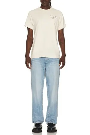 AUSTIN POST X Matt Mccormick Ceremony Of Certainty Stage Pocket Tee In Cream