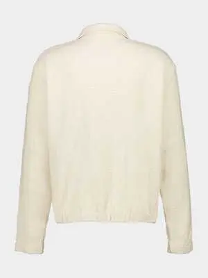 Commas Textured Cotton Pullover - Beige