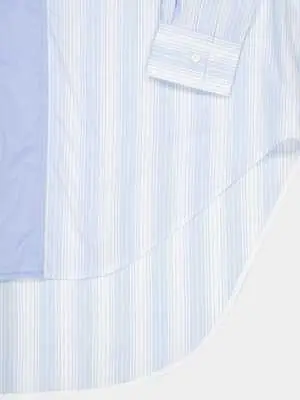 Marni Striped Panel Shirt - Blue