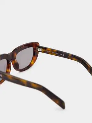 Prada Rectangular Sunglasses - Brown